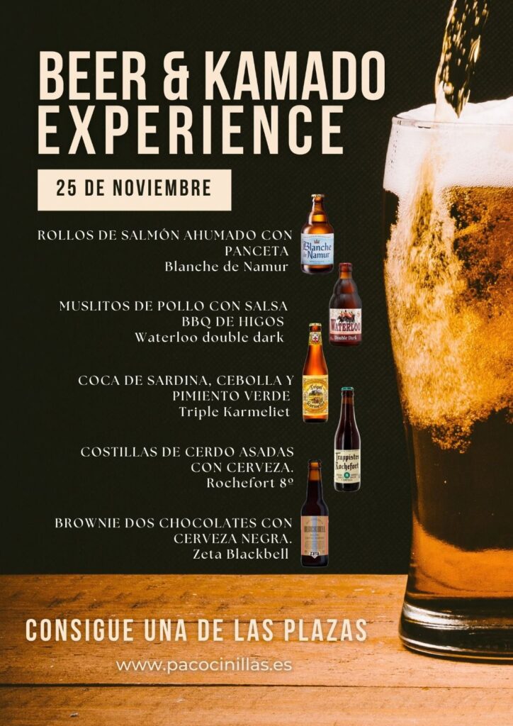 Beer & Kamado Experience: cervezas y cocina a la brasa